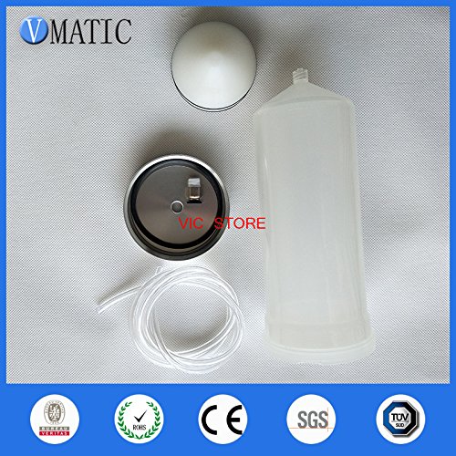 Quality 500Cc 500Ml Luer Lock Tip Plastic Dispenser Dispensing Syringe Barrel With Piston & Adapter Set