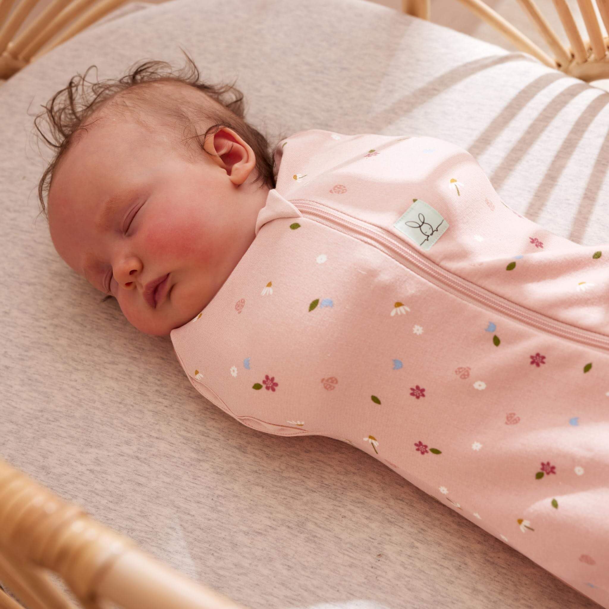 ergoPouch 1 tog Baby Sleep Sack 0-3 months - Baby Sleeping Sack for Warm & Cozy nights - Cocoon Swaddle Sack Baby Keeps Calm & Relaxed (Grey Marle)