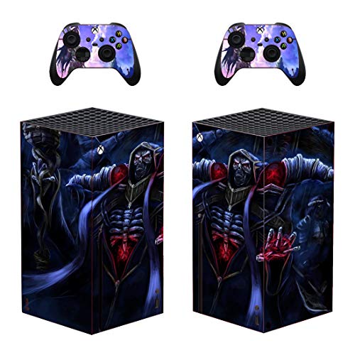 Evil King Decals Stickers Full Set Faceplate Skin for X-box-One-Series X Protection Kit by KAJAL MANI