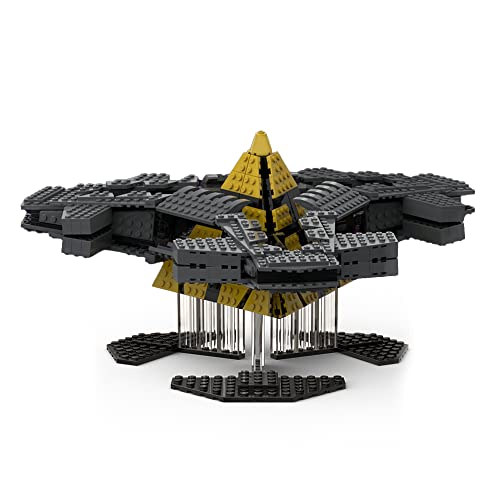 Ha'tak Starship Building Mode Toy,Interstellar SGCommand Ha'Tak Mothership Spaceship Building Set,Awesome Space Battleship Collectible Building Toy for Fans Adults(686Pcs)