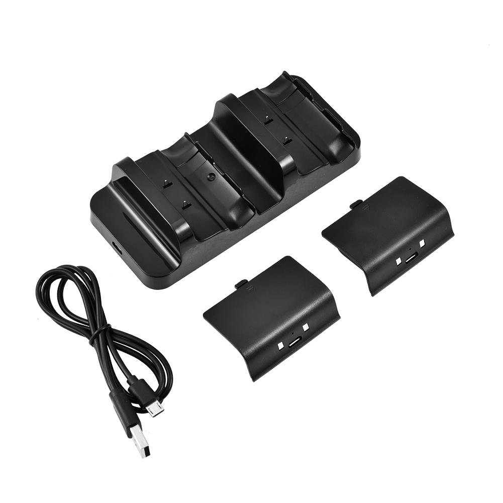 Dual Controller Charger for One, Dual Charging Dock Station with 2 Rechargeable Battery Packs for One Slim Controller [video game]