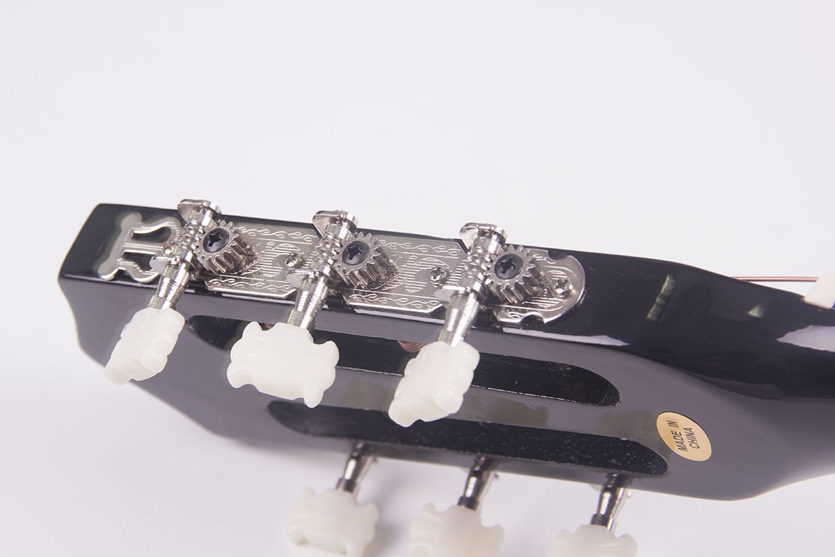 Electric Acoustic Guitar Cutaway Design With Guitar Case, Strap, Tuner Black