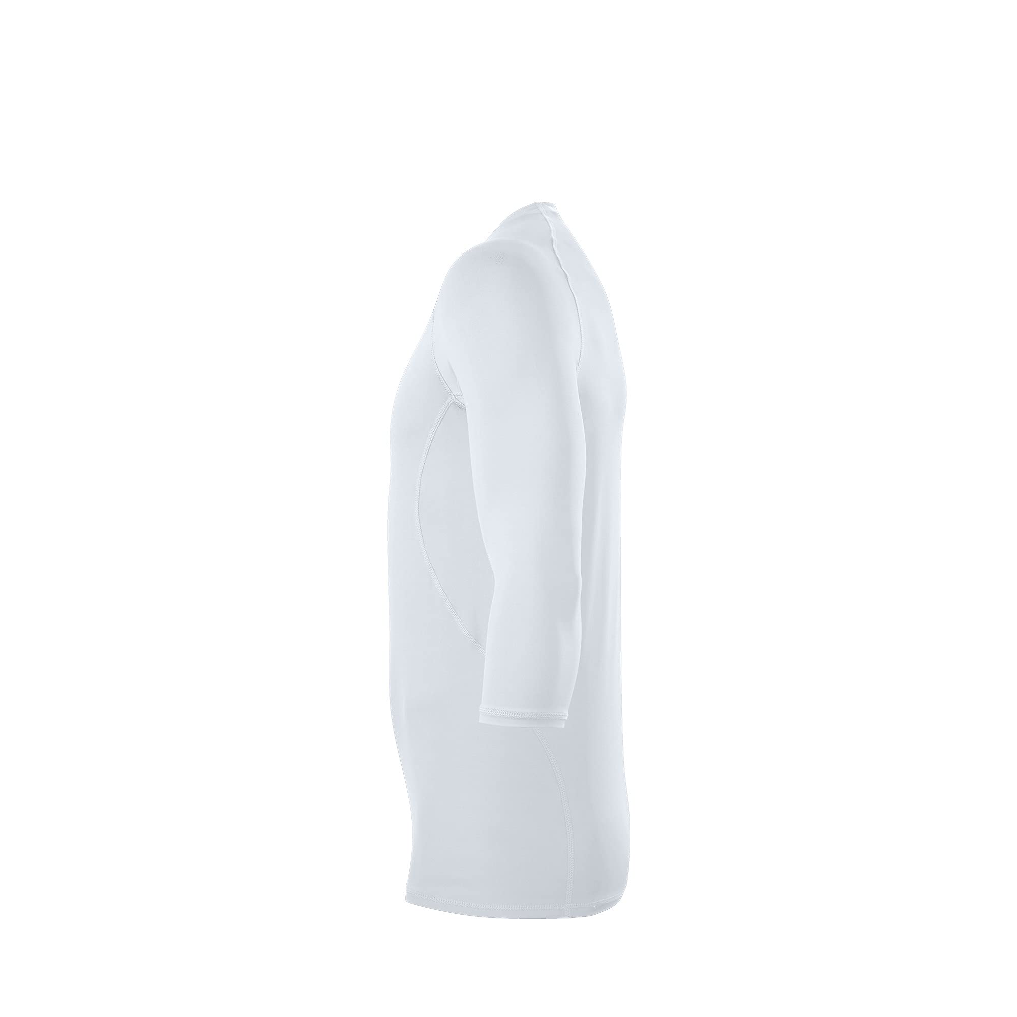 EvoShield Men's Standard Mid Sleeve, Team White, Large