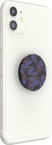 PopSockets Phone Grip with Expanding Kickstand, PopSockets for Phone - Black Cat Crossing