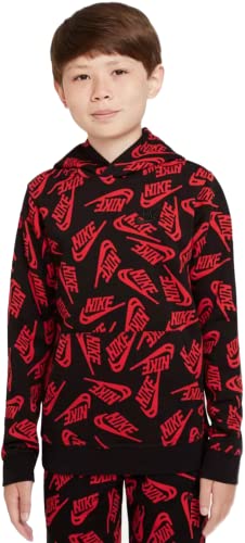 Nike Hoodie's (as1, alpha, s, regular, regular, Black/Red (DV8152-657))