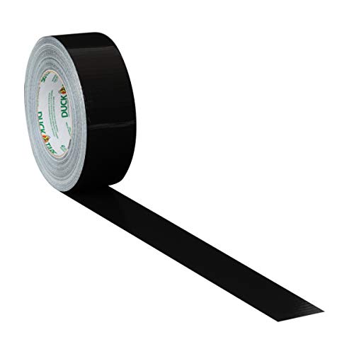 Duck Brand 241746 Color Duct Tape, Large, 55 Yd Roll, Black