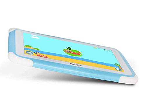 Fusion5 7" KD095 Kids Tablet PC - 64-bit Quad-core, Android 8.1 Oreo, WiFi, Parental Controls, Kids Learning Tools, 32GB Storage, Dual Cameras, Kids apps, Tablet PC for Kids (Blue)