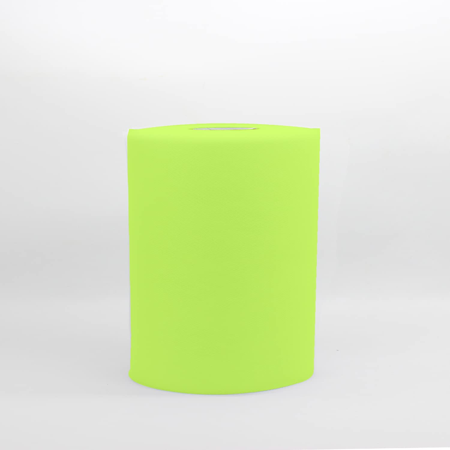 Tulle Fabric Rolls by Yards, Tulle Organza Fabric Spool for DIY Decor Wedding Backdrop Crafts Birthday Party Supplies Tulle Spool for Gift Bow Craft Tutu Skirt (6" X 100 Yards, Apple Green)