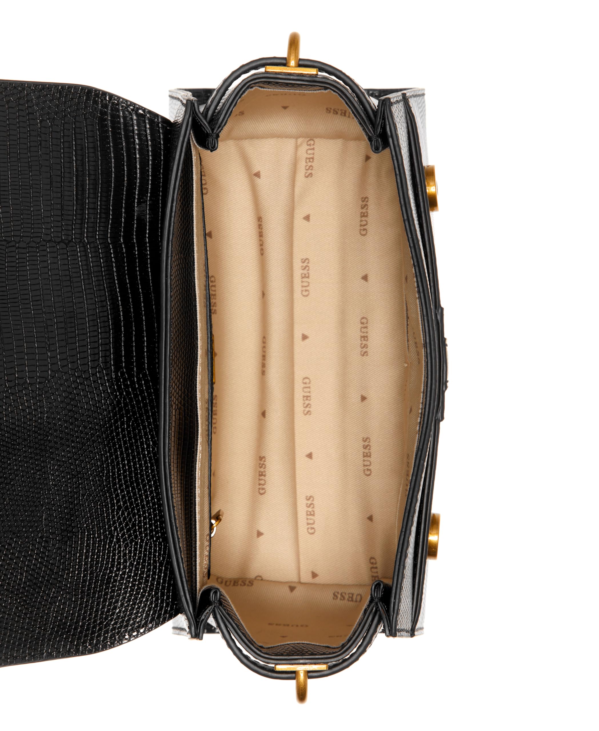 GUESS Ginevra Top Handle Flap, Taupe
