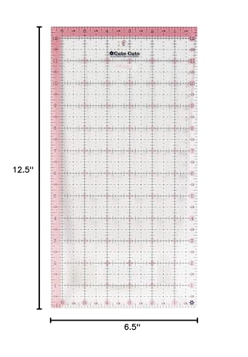 RILEY BLAKE DESIGNS Cute Cut Ruler RCTGL, Navy,Green