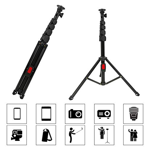 FASJ Phone Tripod Stand, Solid Lightweight Selfie Stick, Rotatable Dv Video Recorder for Mirrorless Camera Action Camera for Mounting Mobile Phone