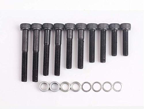 ETAP Di2 Road Oil disc Oil Brake Electric Variable Mechanical clamp disc Brake seat Optional Bolt Length Screw Set (243 Medium Strength Blue Thread Glue)