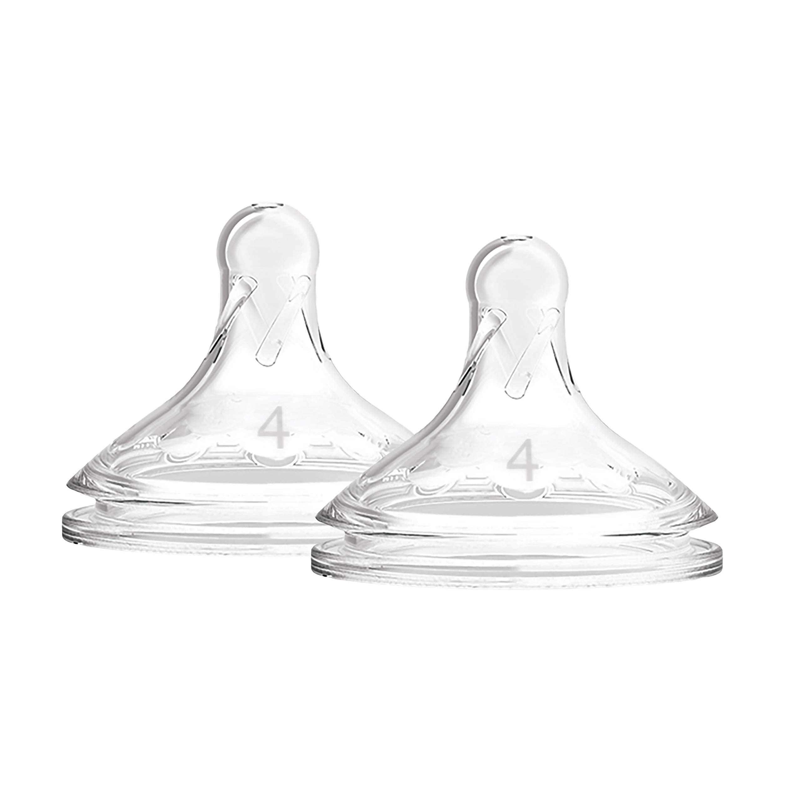 Dr. Brown's Original Wide-Neck Nipple, Level 4 (9m+), 6 Count - Pack of 1