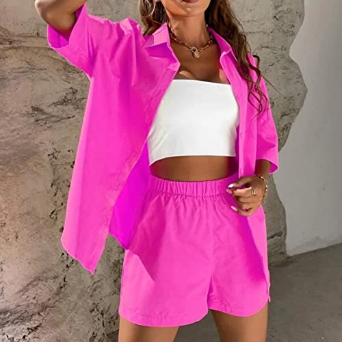FAMOORE Womens Swimming Board Shorts Long Women's Vacation Fashion Casual Suit Solid Color Summer Technical Suits Women Swimming