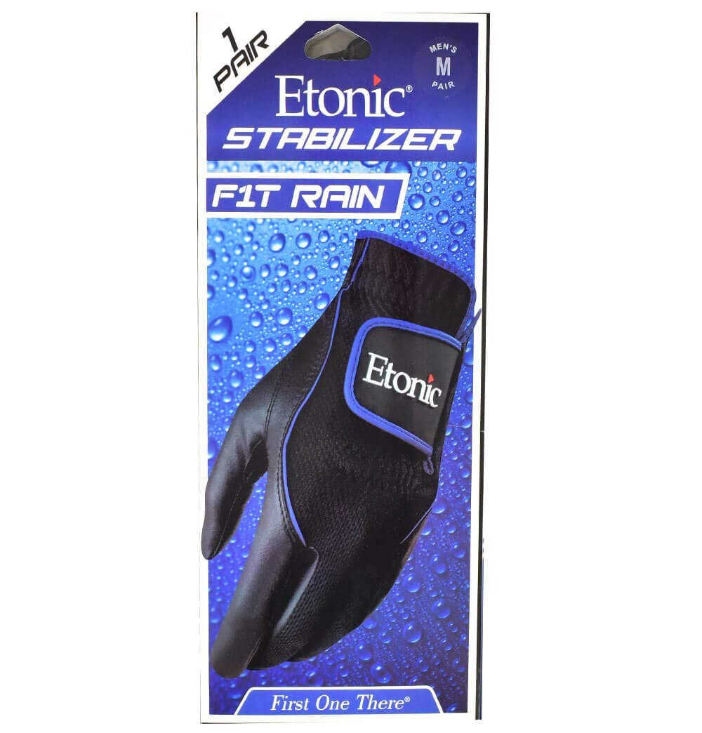 Etonic Golf Stabilizer F1T Rain Gloves (1 Pair) Black XXL