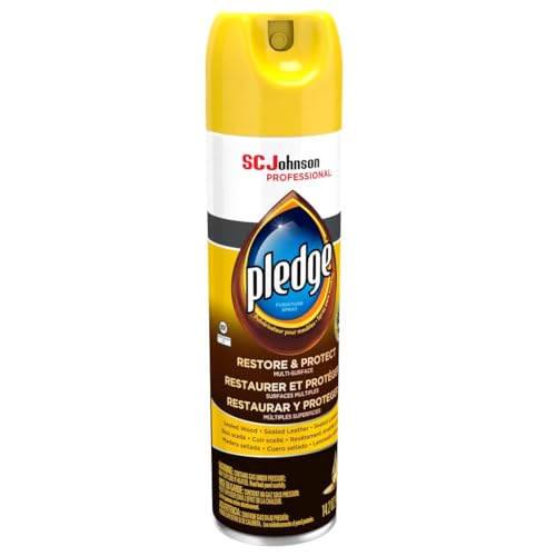 SC Johnson Professional, Pledge Revive It, Moisturizes and Revitalizes Surfaces, Aerosol, 14.2 Ounce (Pack Of 6)