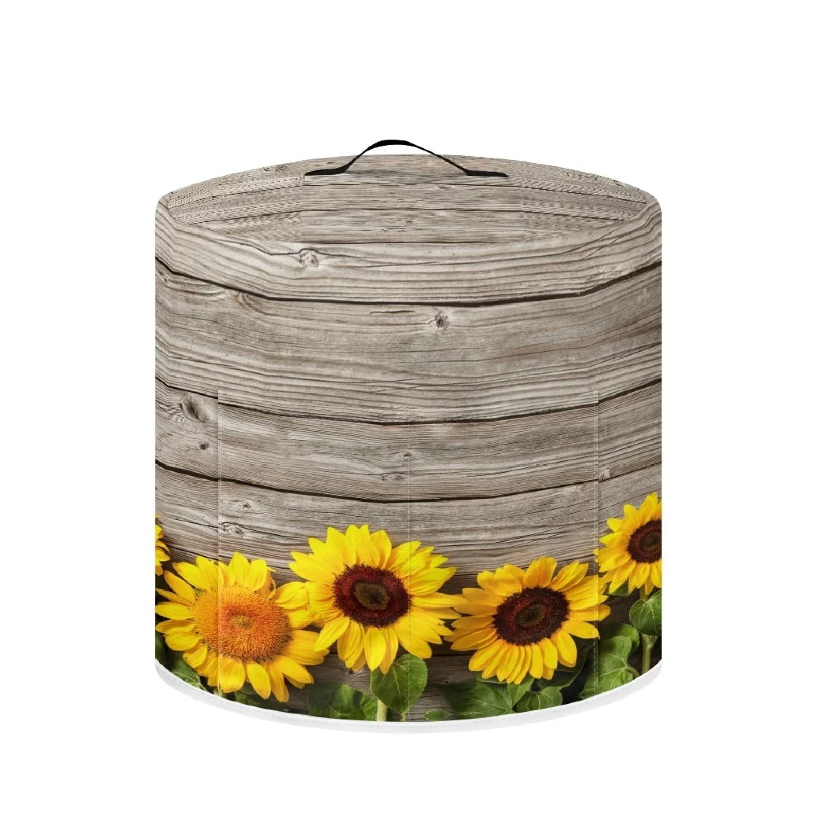 Doojoayie Sunflower Rice Cooker Cover, Small Appliances Organizer Protection Include with Electric Pressure Cooker, Crock Pot Cover