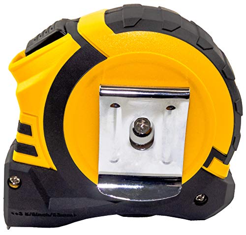 Komelon SL52425; 25' x 1.06" Self-Lock Powerblade II Tape Measure, Yellow/Black