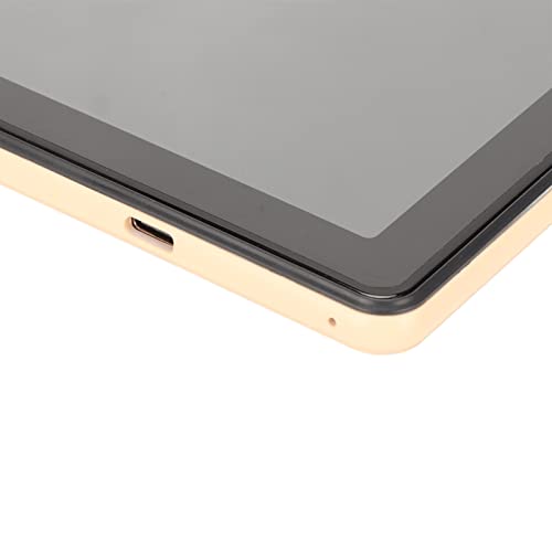 LBEC 10.1 Inch Tablet, Tablet 2.4G 5G WiFi 100240V 1960x1080 IPS for Travel for Home (Yellow)