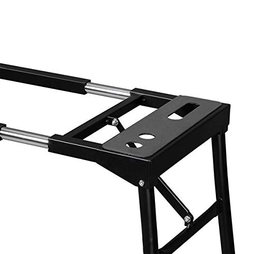 Electronic Keyboard & Piano Accessories Glarry Foldable Retractable Portable Electronic Keyboard Stand