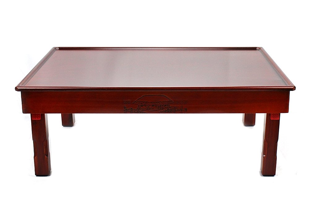Excelife 86150 Multi Folding Wooden Korean Tea Table M Size, Medium , Brown