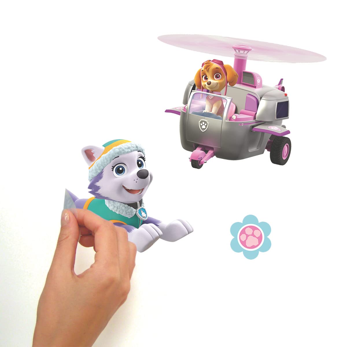 RoomMates Paw Patrol Girl Pups Peel And Stick Wall Decals