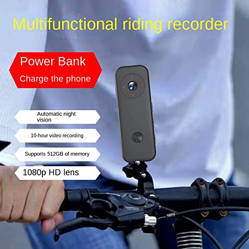 Fangyid 1080P Motorcycle Fishing Sport Camera Enforcement Voice Recorder Camera, HD 360 Panoramic Helmet Camera