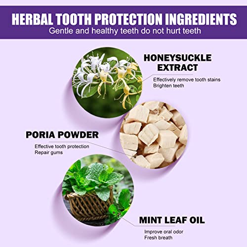 NBHC 2Pcs Teeth Colour Corrector Powder, Whiten and Clean Teeth Powder, Washing Remove Stains and Dirt, Freshen Oral Plaque, Brightening Teeth Clean Tooth Toothpaste Powder