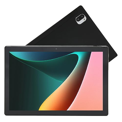 fannay 2 in 1 Tablet, Octa Core Gaming Tablet 10.1 Inch LCD 6GB 128GB Memory for Family (US Plug)