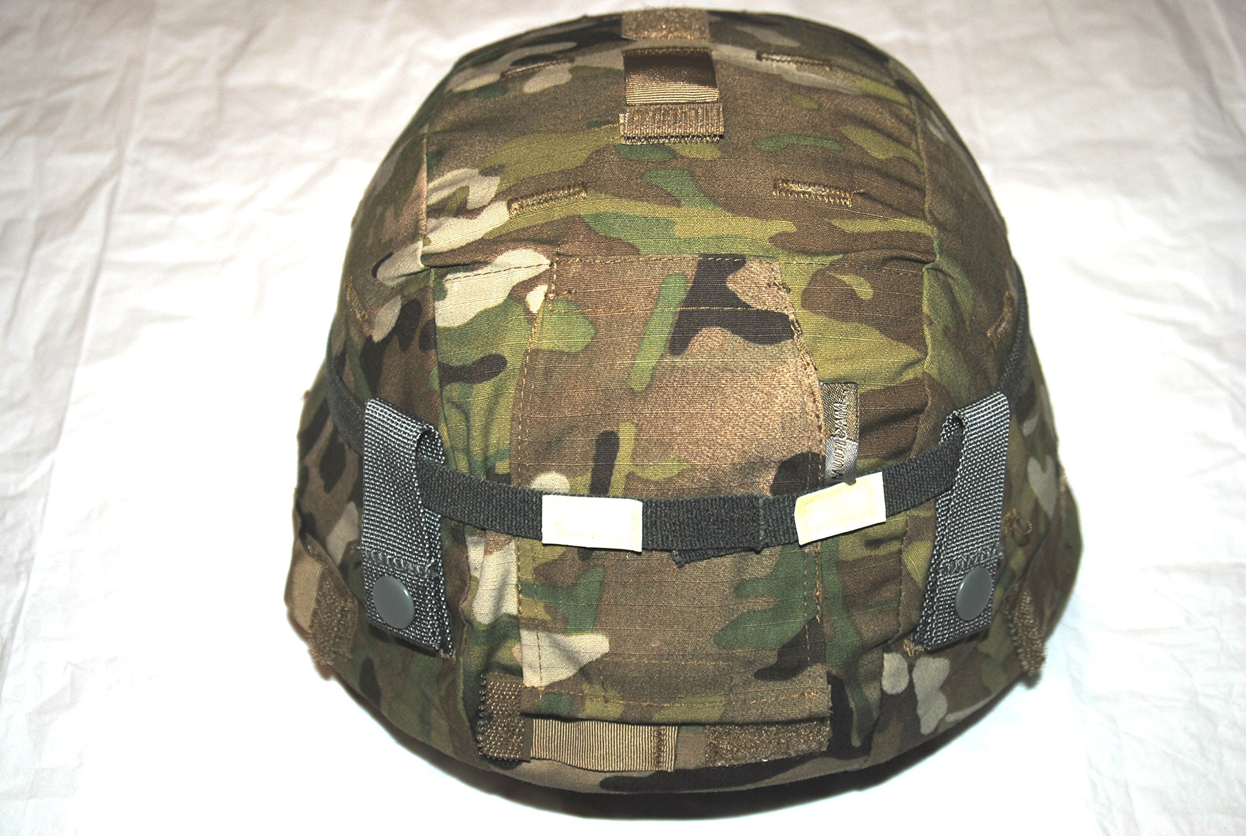Genuine Usgi Ach Mich Msa Sds Helmet With Multicam Cover - Medium