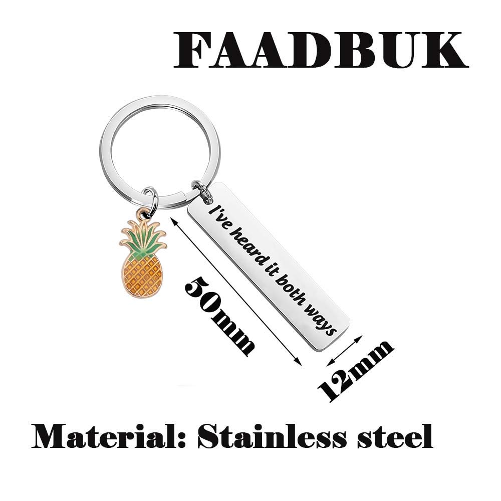 FAADBUK I've Heard It Both Ways (Pineapple Keychain)