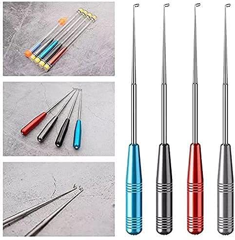 EXR 2PCS Fishing Hook Quick Removal Device Security Extractor Fish Hook Disconnect Device Fishing Accessory,Fish Hook Removal Tool for Fishing,Fish Hook Remover Tool Kit (Black)