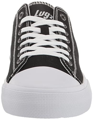 Lugz mens Stagger Lo Sneaker, Black/White, 12 US