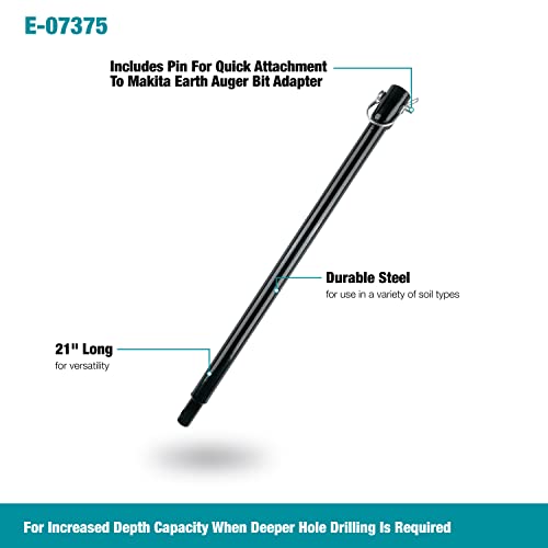 Makita E-07375 Earth Auger Drill Bit 21" Extension Bar
