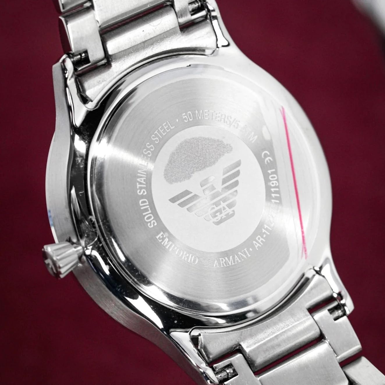 Emporio Armani Mens Analogue Quartz Watch with Stainless Steel Strap AR11227