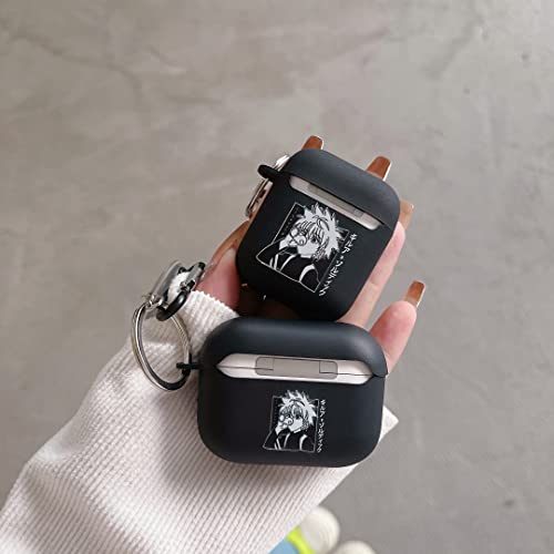 NOLEGA with Anime Character Lanyard Keychain AirPod 1/2 Case, Personalised Drink Boy and Unique TPU Process Frosted Soft AirPod Case