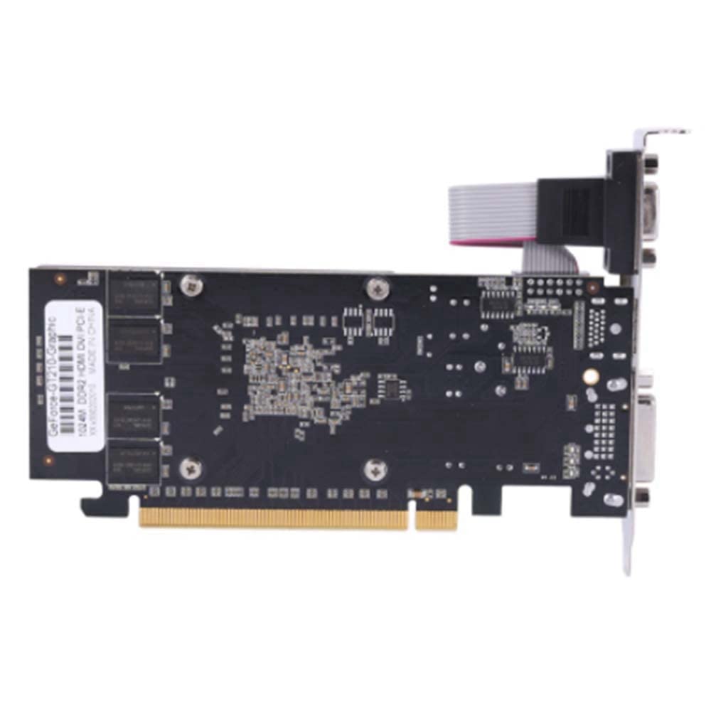 Limnyves GT210 1GB Cards 64Bit Video Card for GPU PC Games DVI-I -Compatible VGA Used Dual-Screen Card