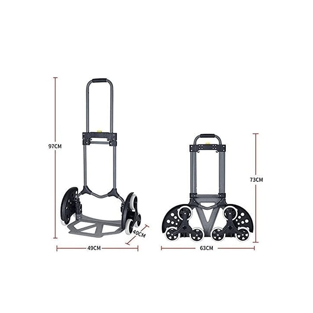 Generic Hand Trucks Platform Trucks Service Carts Shopping Cart Luggage Cart, Maximum Load 80Kg/176lb