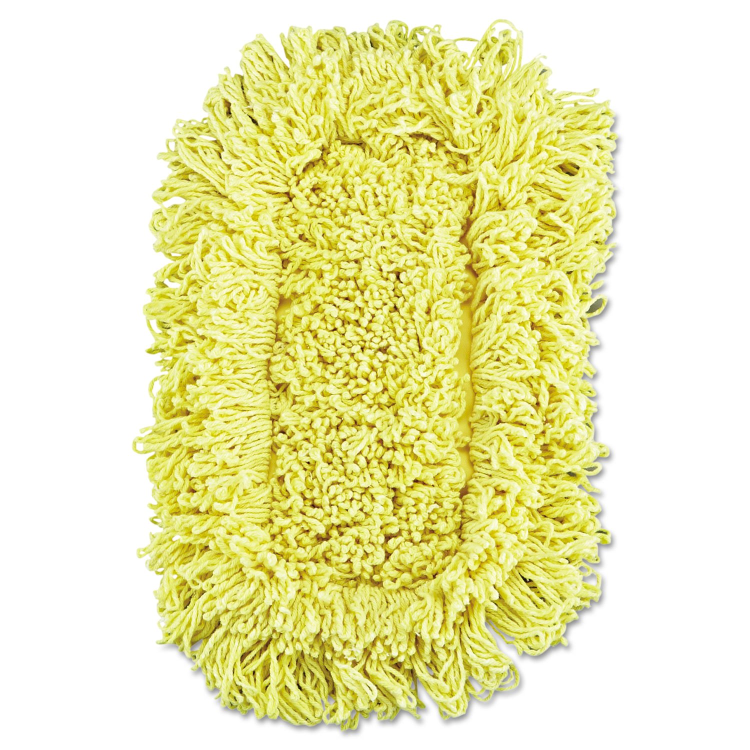 Rubbermaid Commercial J15112CT Trapper Looped-End Dust Mop Head, 12 x 5, Yellow, 12/Carton