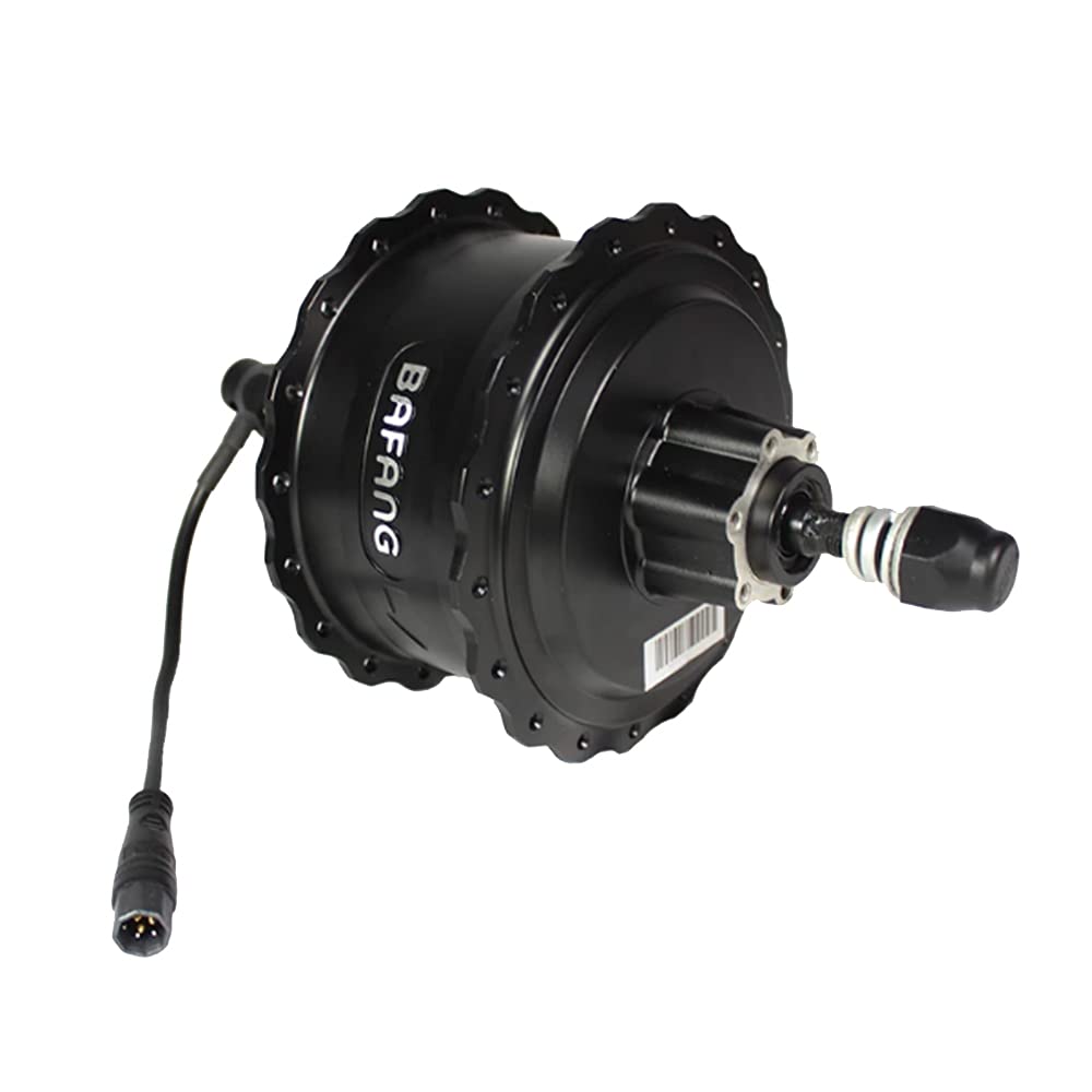 Ebike 8fun 48V 750W Brushless Geared Threaded Hub Motor for Rear Wheel Electric Bicycle Fat Tire 175mm/190mm (Dropout Width: 175mm)
