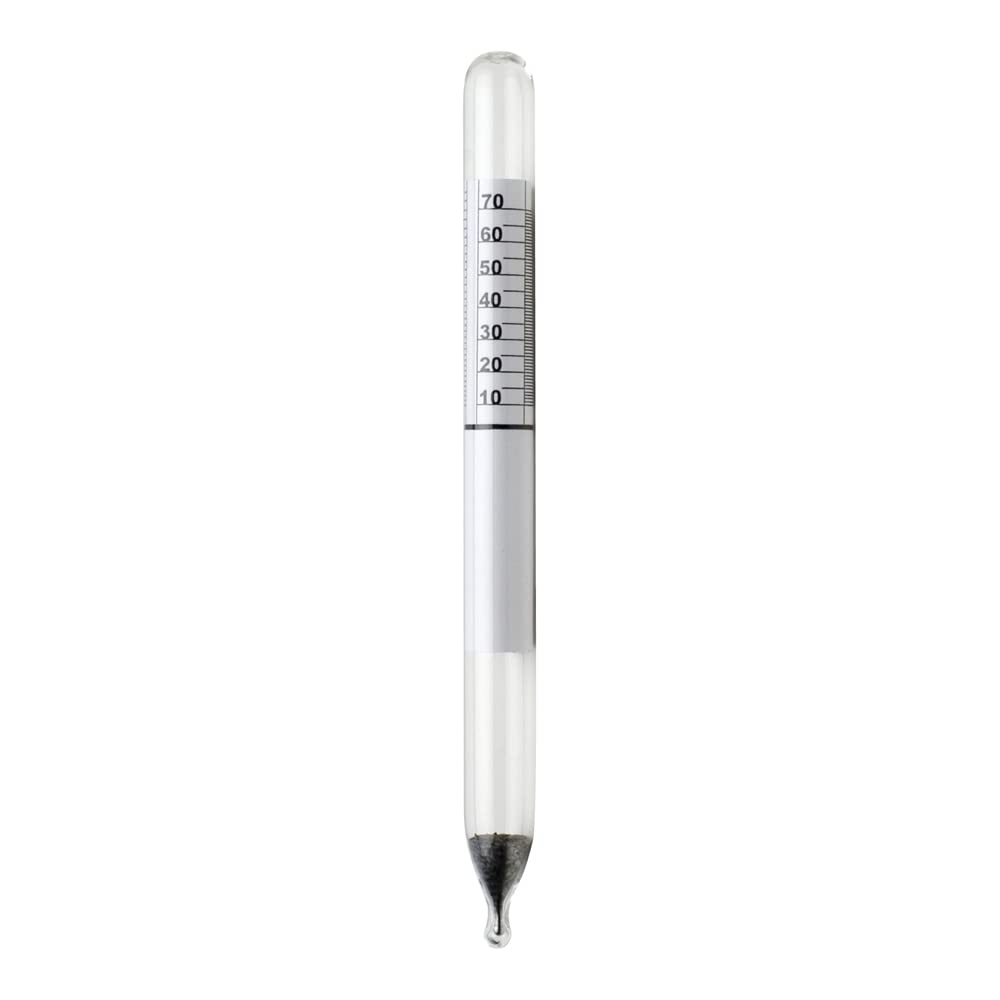 SP Bel-Art, H-B DURAC 0.700/2.000 Specific Gravity and 70/10 Degree and 0/70 Degree Baume Dual Scale Hydrometer for Heavy and Light Liquids (B61806-0000)