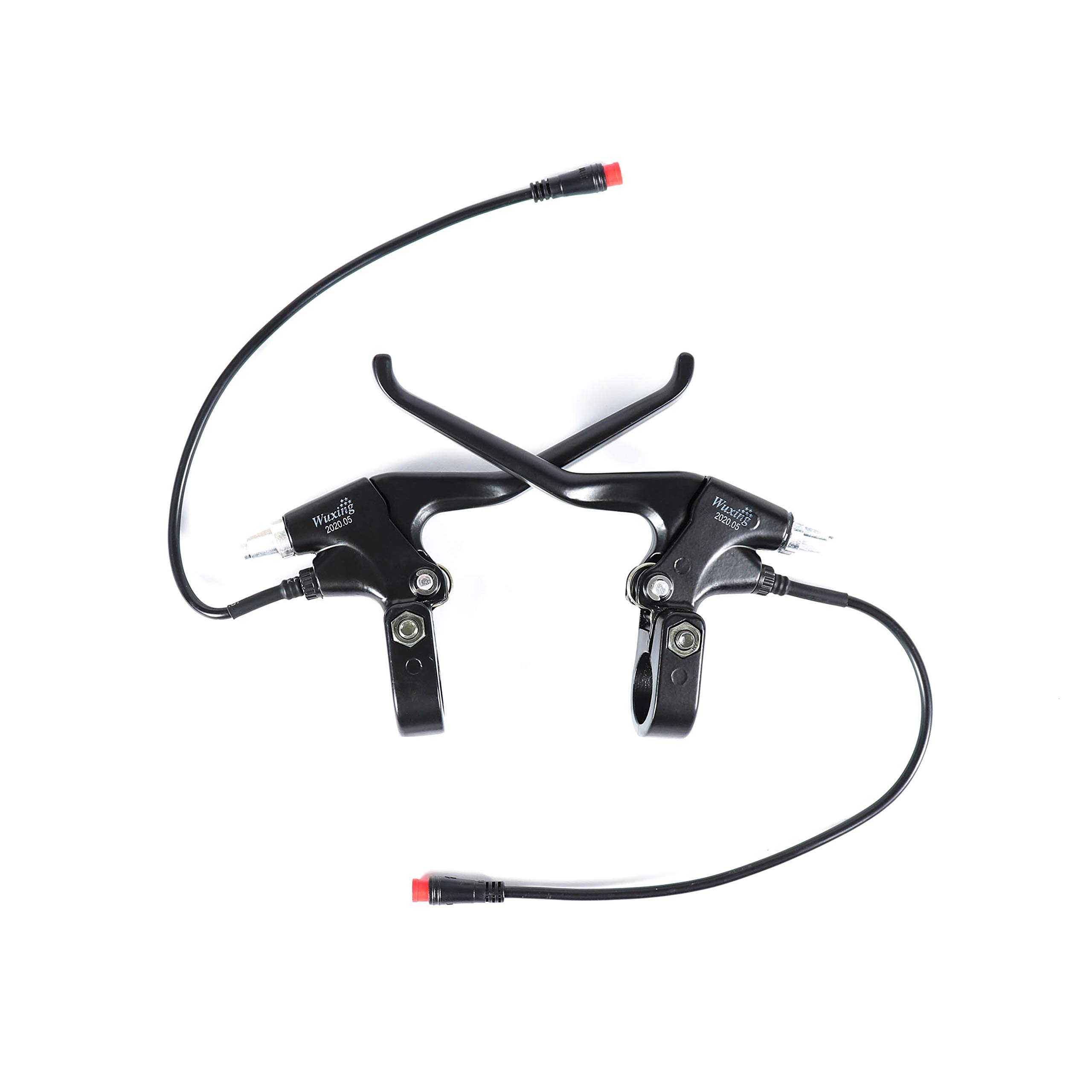 EBIKELING 1 Pair Left & Right Waterproof Electronic Brake Lever Set for Electric Bicycle, Handle Grip Brake Accessory for e Bike, Long Use Bike Brakes