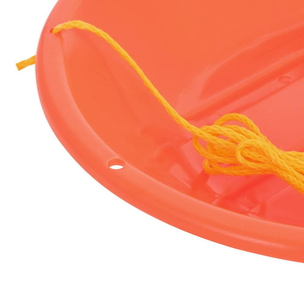 ESP 48" Day Glow Sno-Twin Toboggan β Two-Rider Sled β Tough Polyresin, Diamond-Polished Bottom β Neon Orange 1143