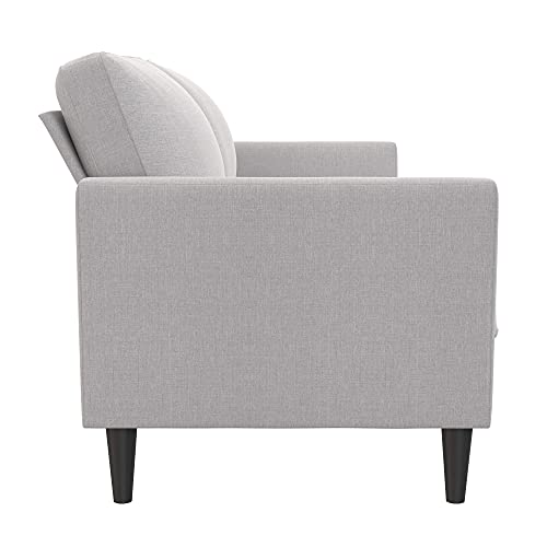 Mr. Kate Winston Sofa with Pocket Coils, Light Gray Linen