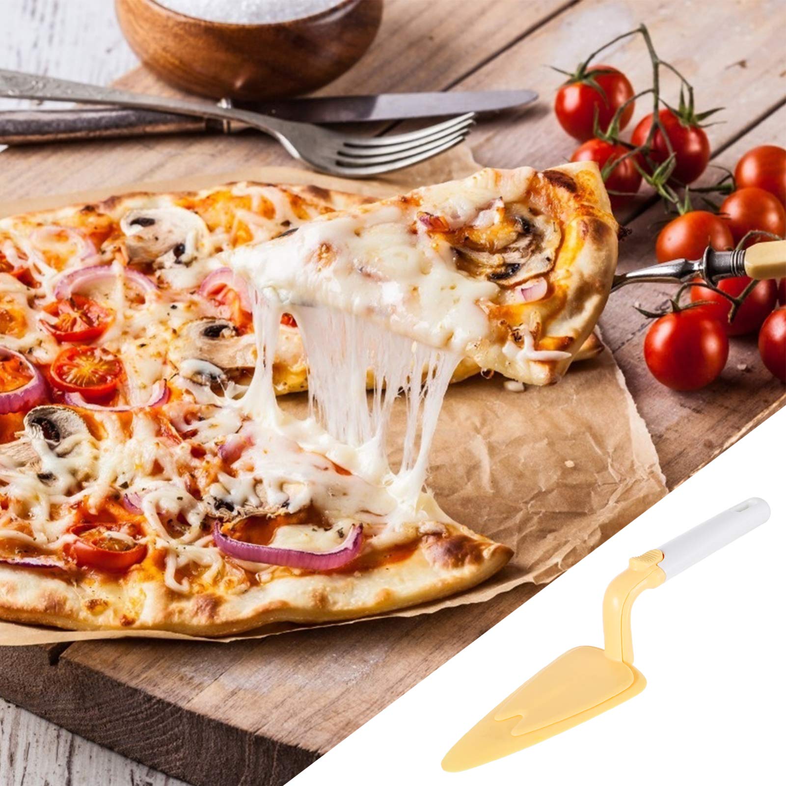 Hemoton Pie Server Cake Cutter Dessert Slicer Spatula Pizza Shovel Dough Pastry Scraper for Pizza Food Tart Cheese Home Restaurant