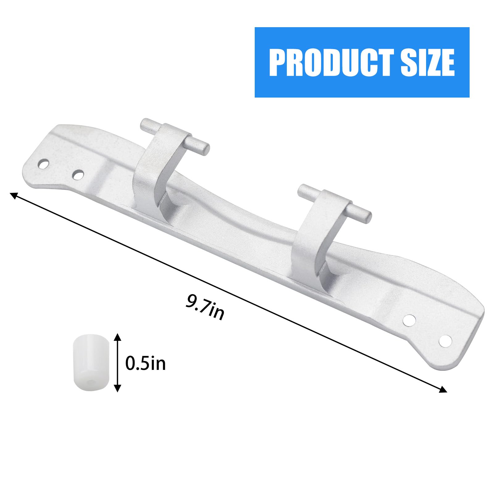 FBULWSEC W10208415 Washing Machine Hinge for Whirlpool Washer Door Hinge 1872427 AH3407069 EA3407069 PS3407069