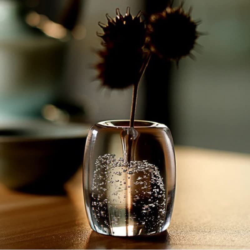 DOUBA Incense Burner Mini Artificial Crystal Glass Foam Incense Sticks Holder Teapot Lid Holder