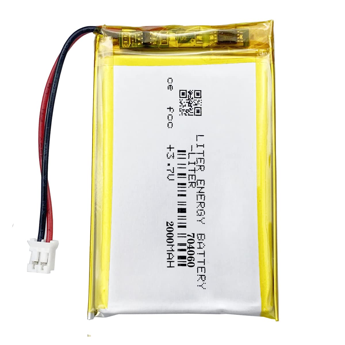 Liter energy battery 3.7V Lipo Battery 2000mAh Rechargeable Lithium ion Polymer Battery 704060 Lithium Polymer ion Battery with JST Connector