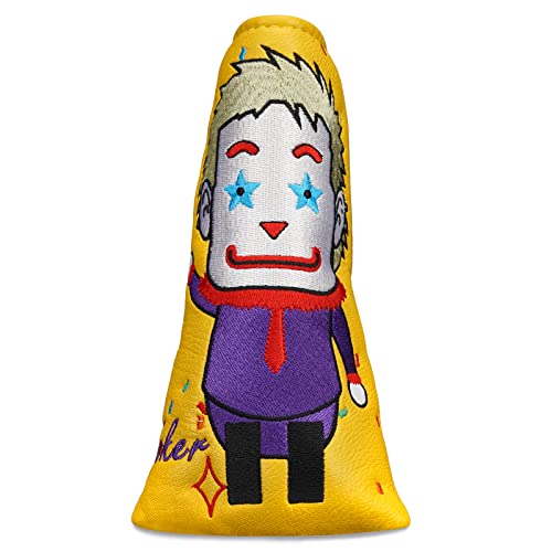 Golf Blade Putter Cover Headcover Funny Joker Putter Cover(Strong Magnetic)