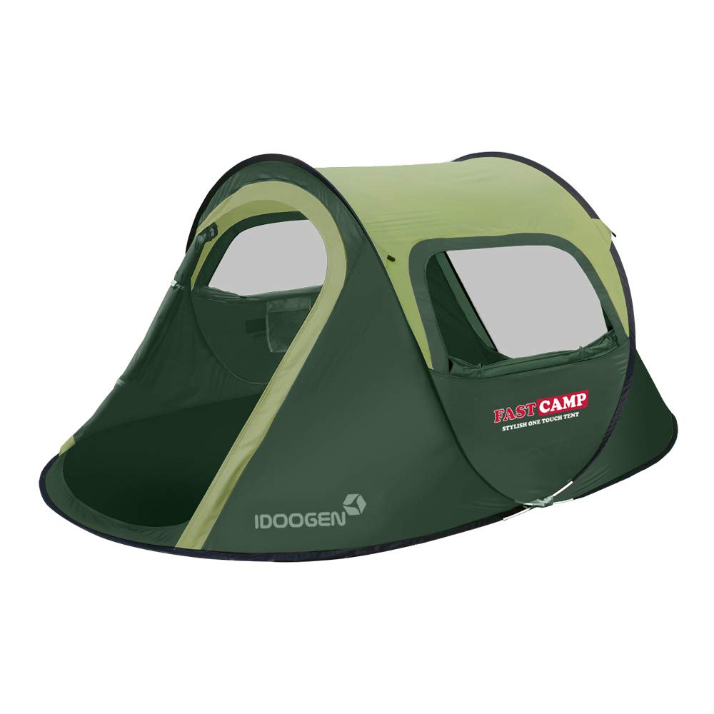 FASTCAMP Opera3 3-Person pop-up Tent for Picnic,Camping Tent (Green2)